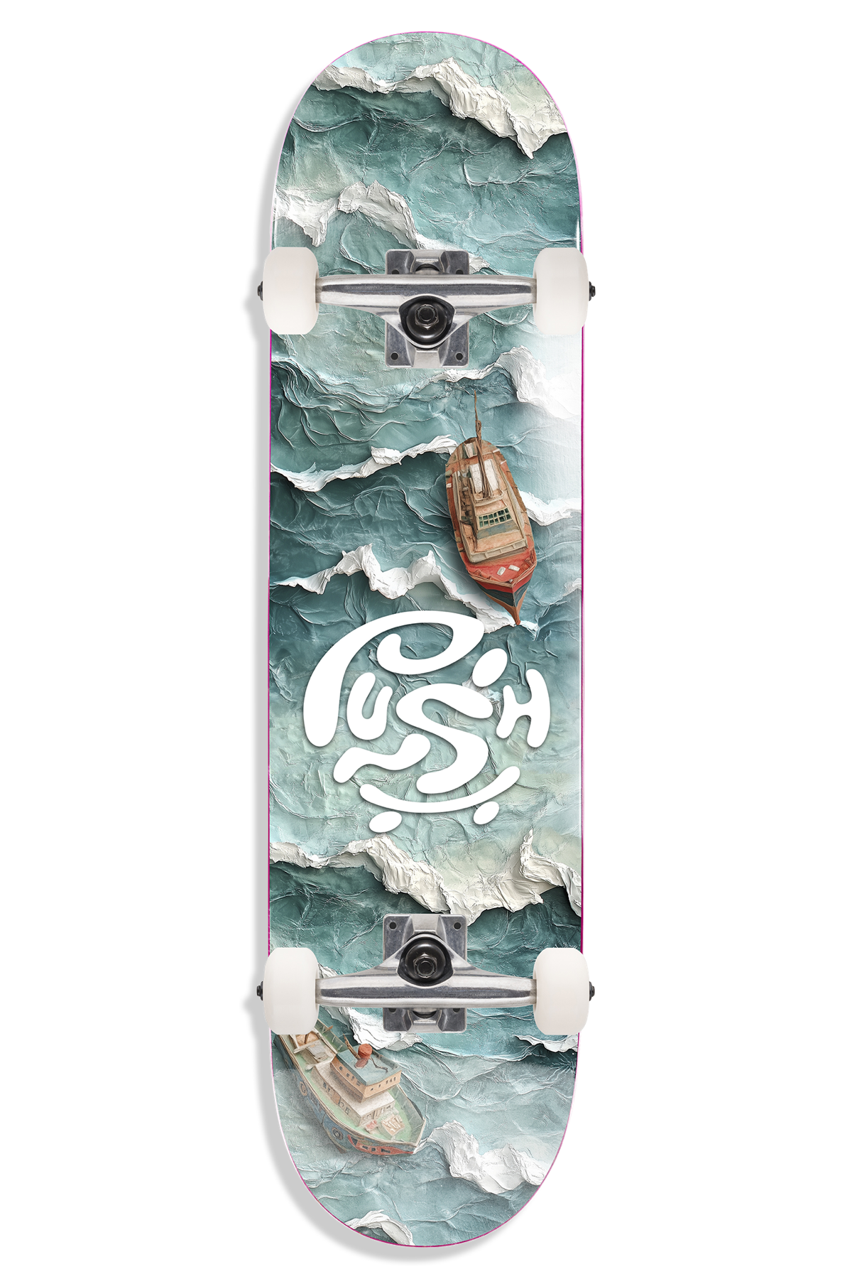 Ocean Blue FP Complete - 7.0 – Sidewalk Distribution Push Skateboarding